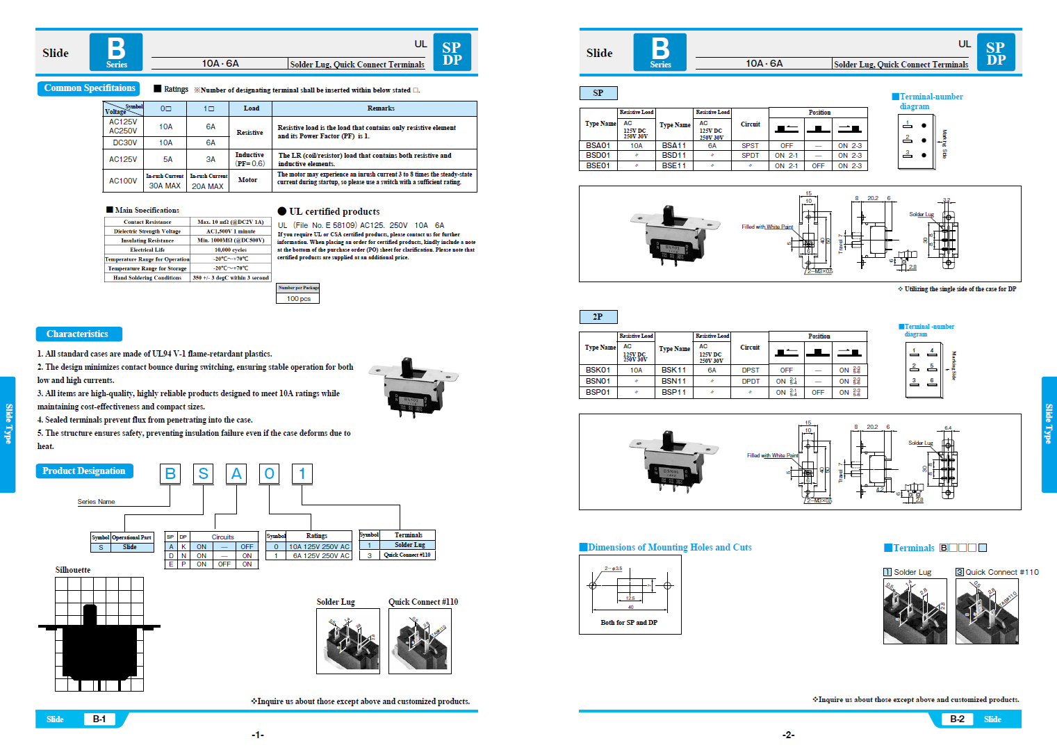 B Series Slide – OTAX Web Site (English)